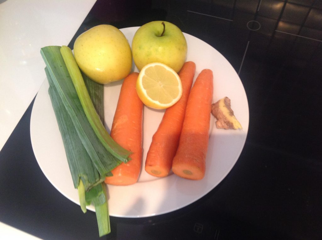 Une recette de jus de légumes au jus de poireau par Laure, la gagnante ...